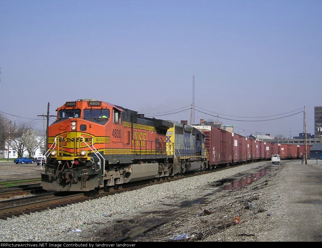 BNSF 4806 On CSX Q 241 Southbound The Old Way